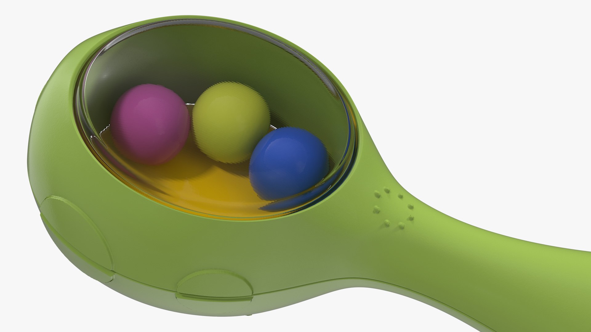 Green Baby Rattle Generic 3D - TurboSquid 1475486