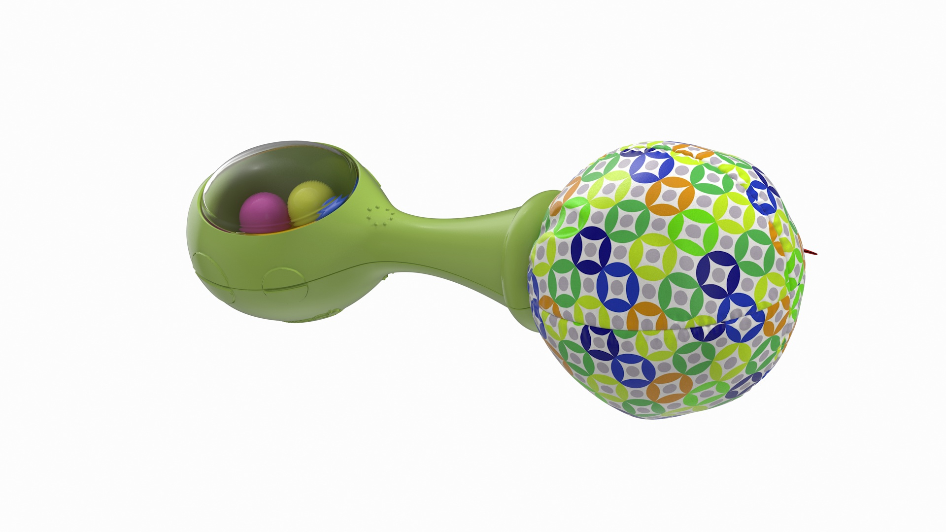 Green Baby Rattle Generic 3D - TurboSquid 1475486