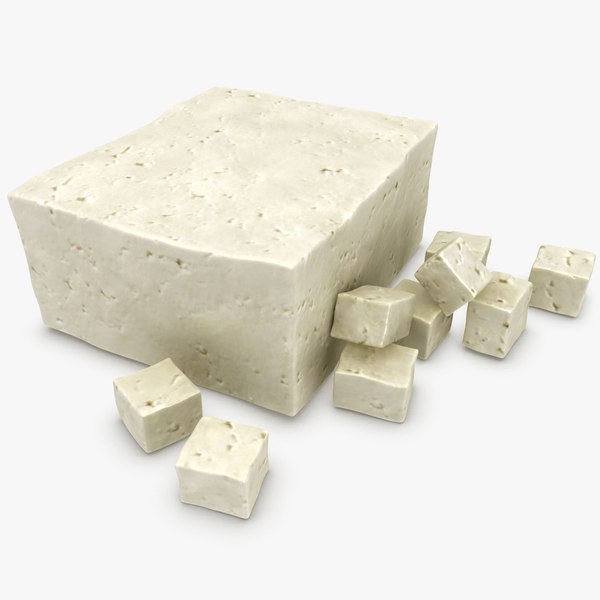 3d realistic tofu 1