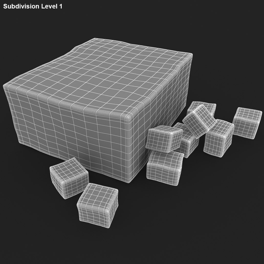 3d Realistic Tofu 1