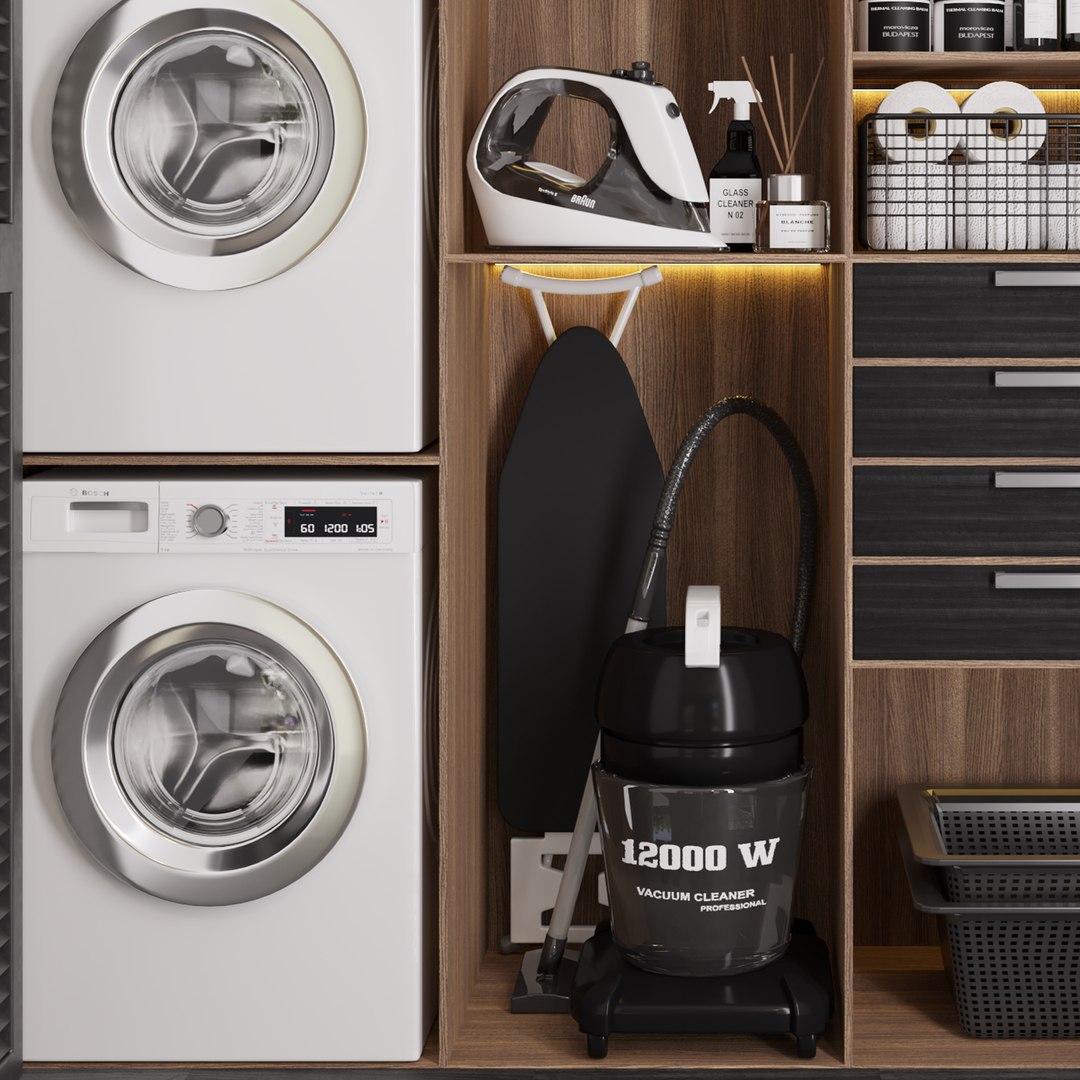 3D Laundry Room - TurboSquid 1818739