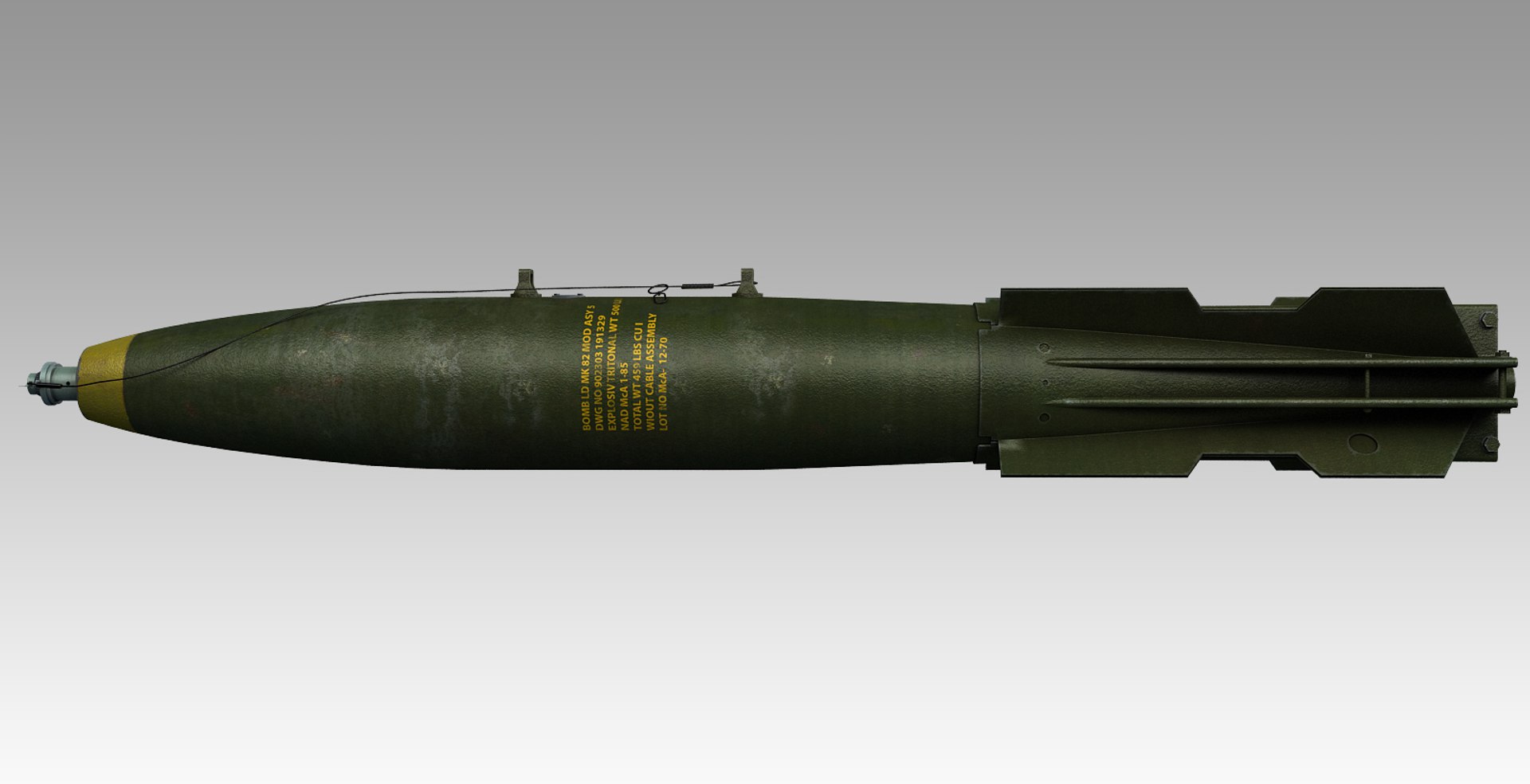 Bombs Mk-82 3d Model
