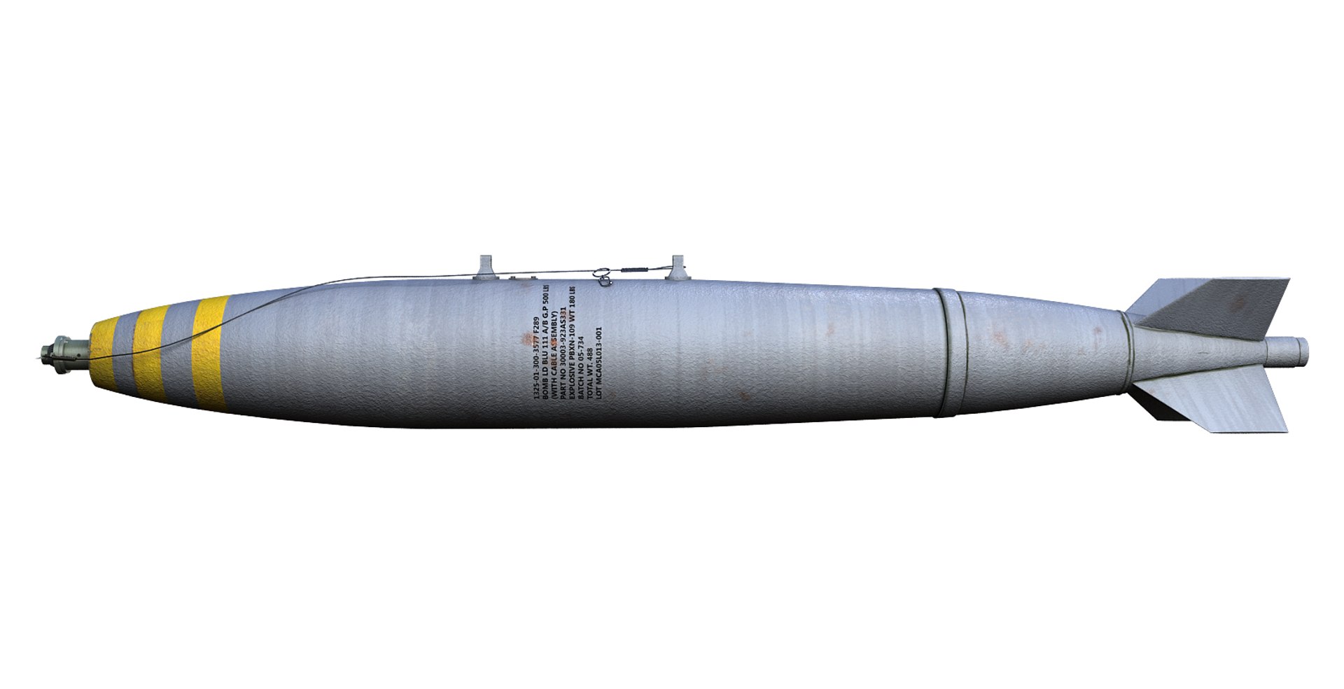 bombs mk-82 3d model