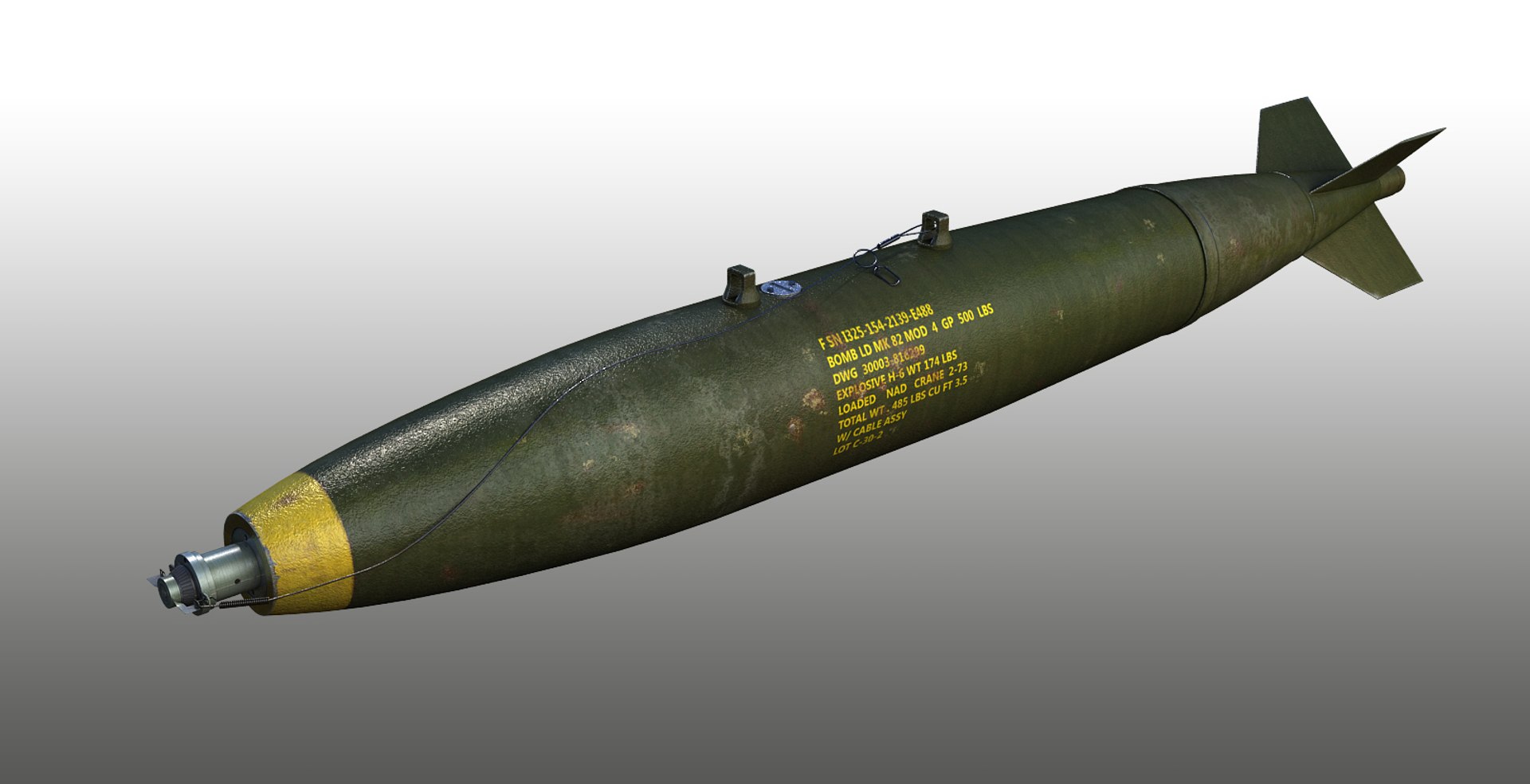 Bombs Mk-82 3d Model