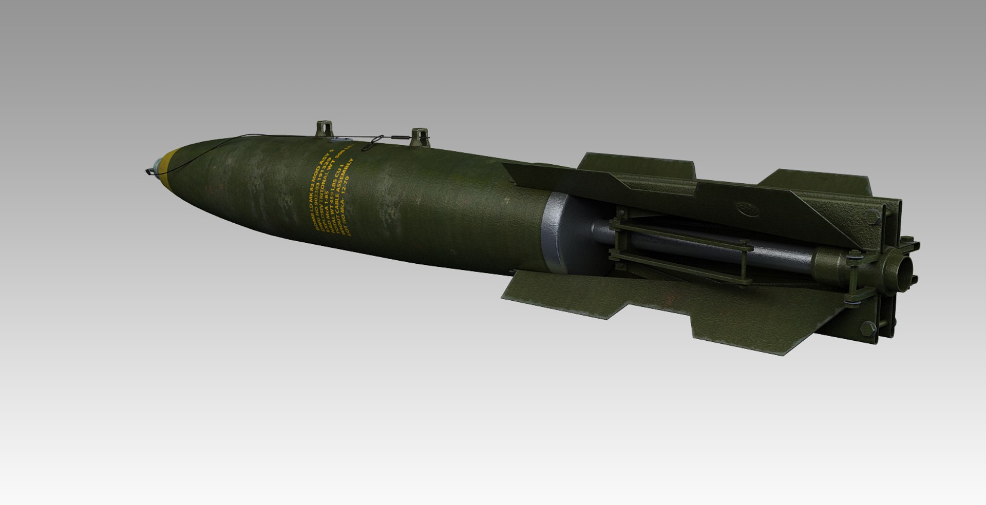bombs mk-82 3d model