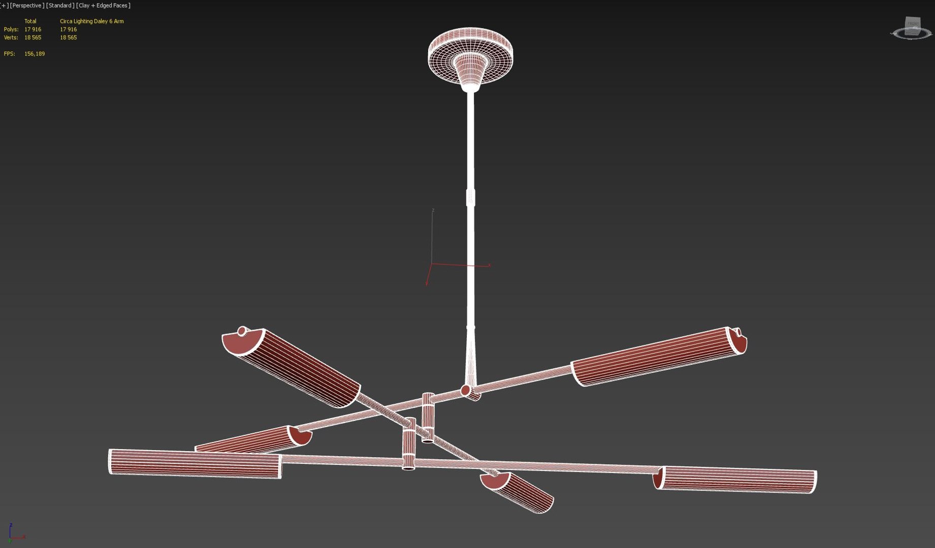 Circa Lighting Daley 6 3D Model - TurboSquid 1607585