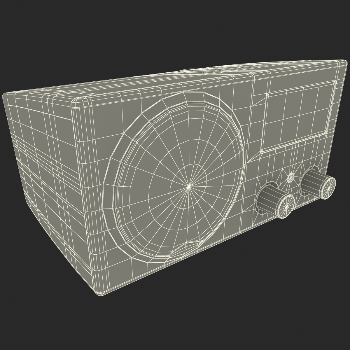 hd radio 3d model