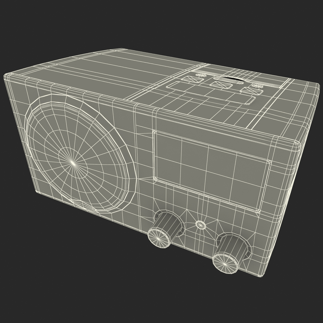 hd radio 3d model