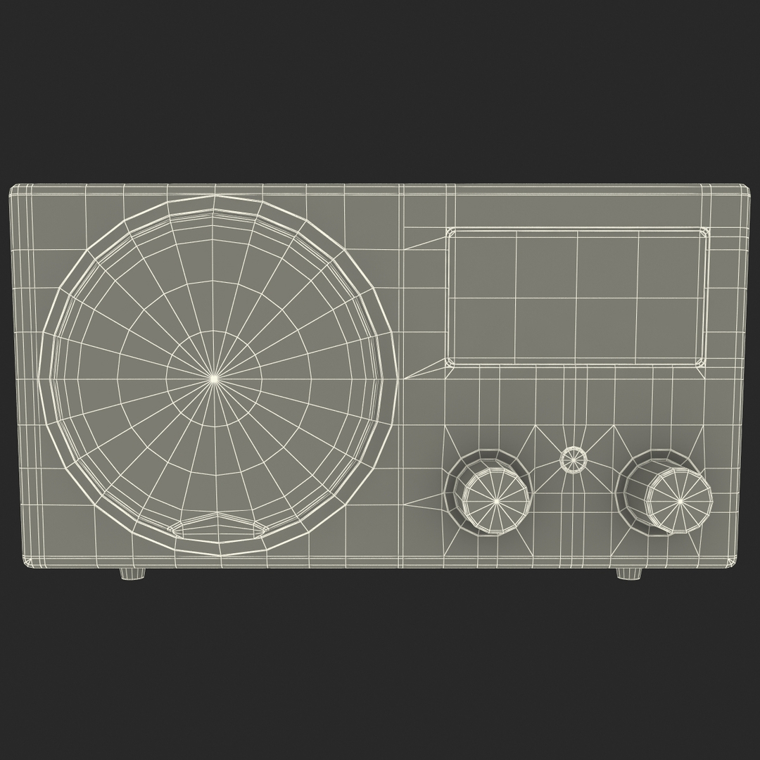 hd radio 3d model