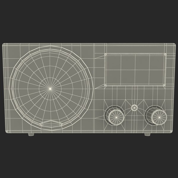 hd radio 3d model