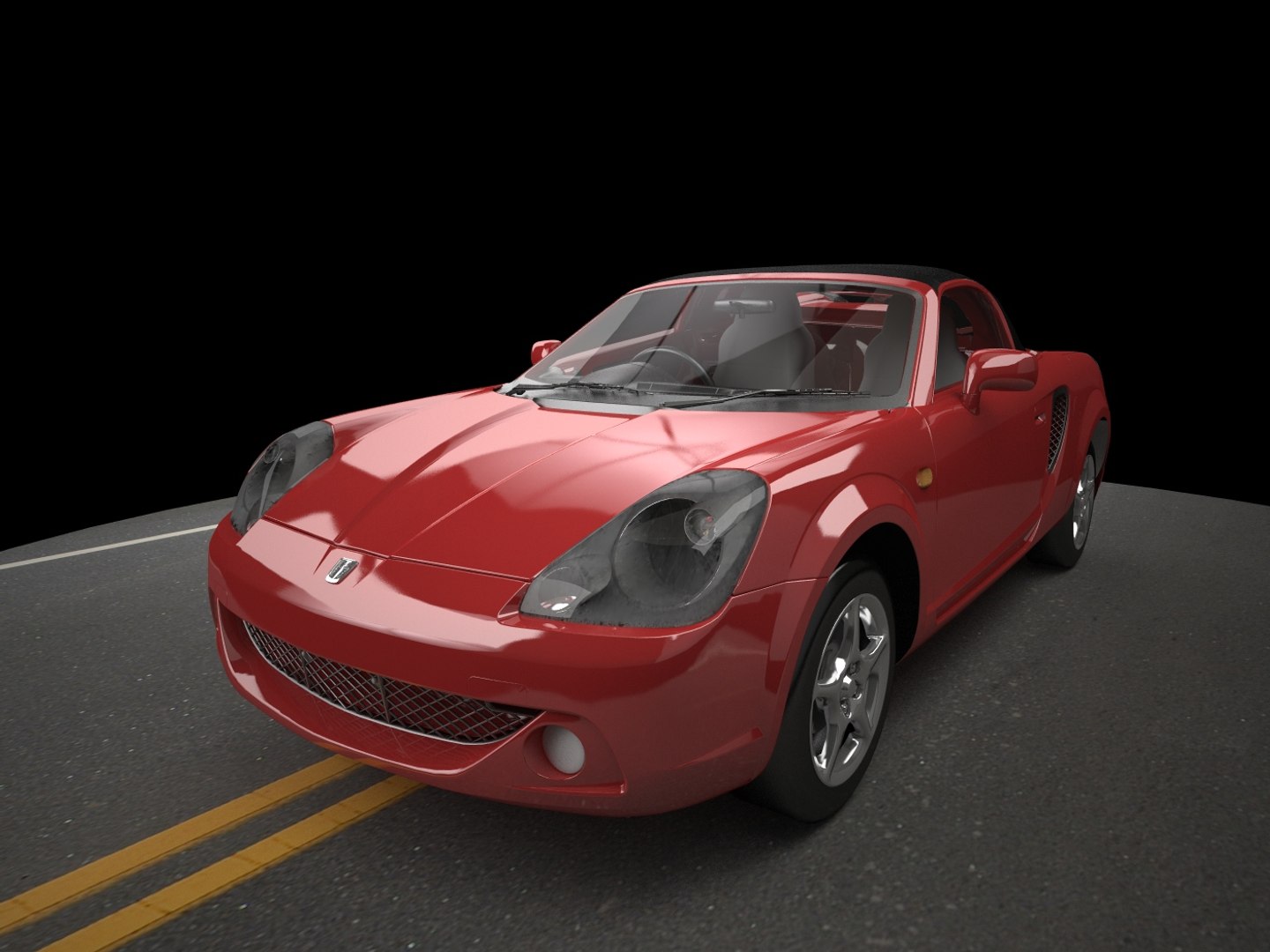 car toyota mrs 3d max