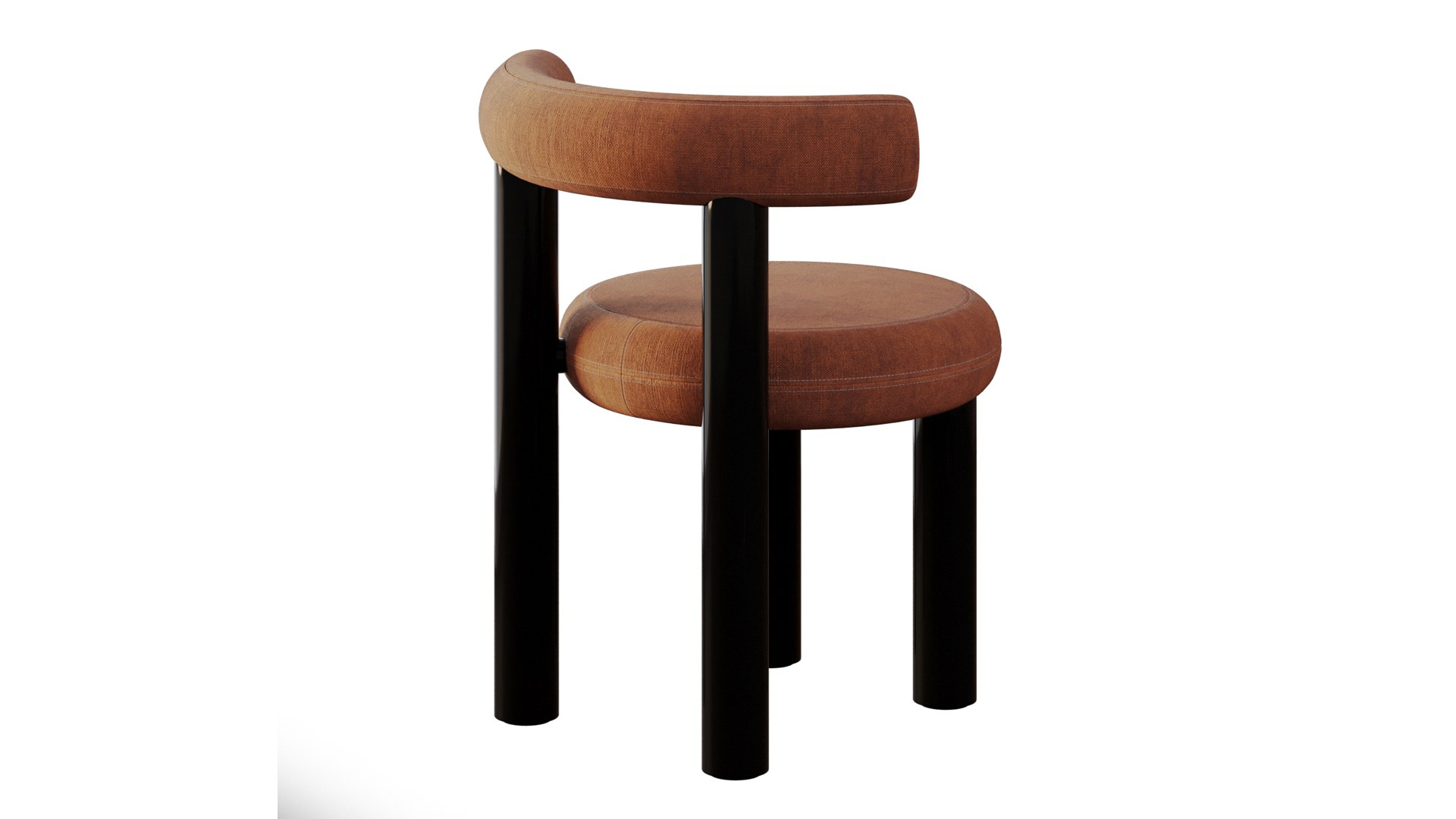 Chair Tom Dixon Fat Dining Wool 3D Model - TurboSquid 2069122
