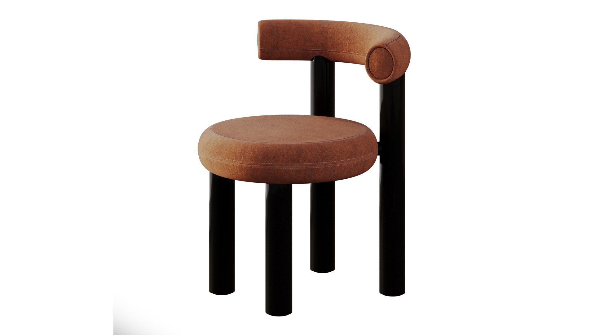 Chair Tom Dixon Fat Dining Wool 3D Model - TurboSquid 2069122