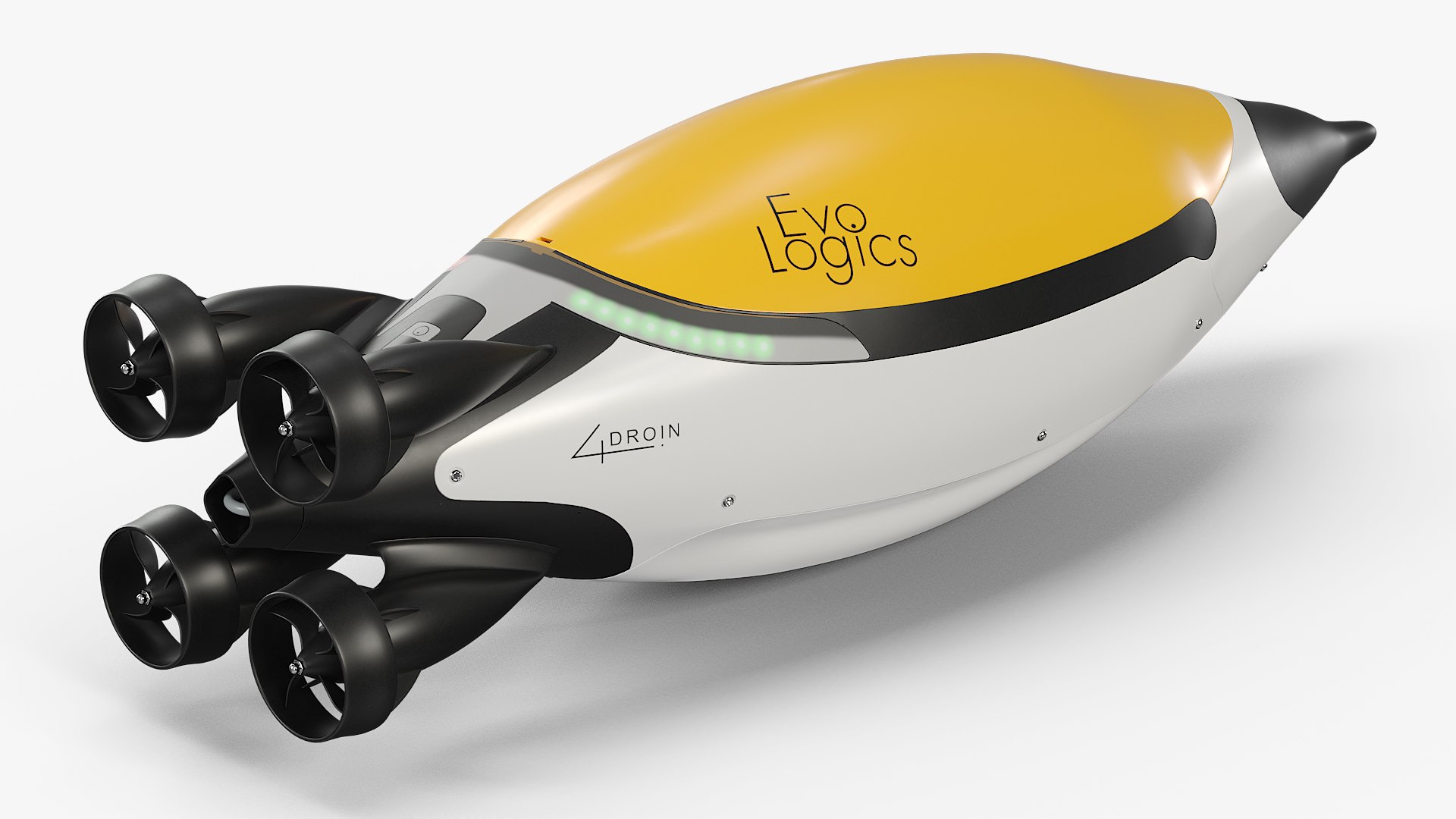 EvoLogics Quadroin AUV In Underwater Cave Model - TurboSquid 2383171