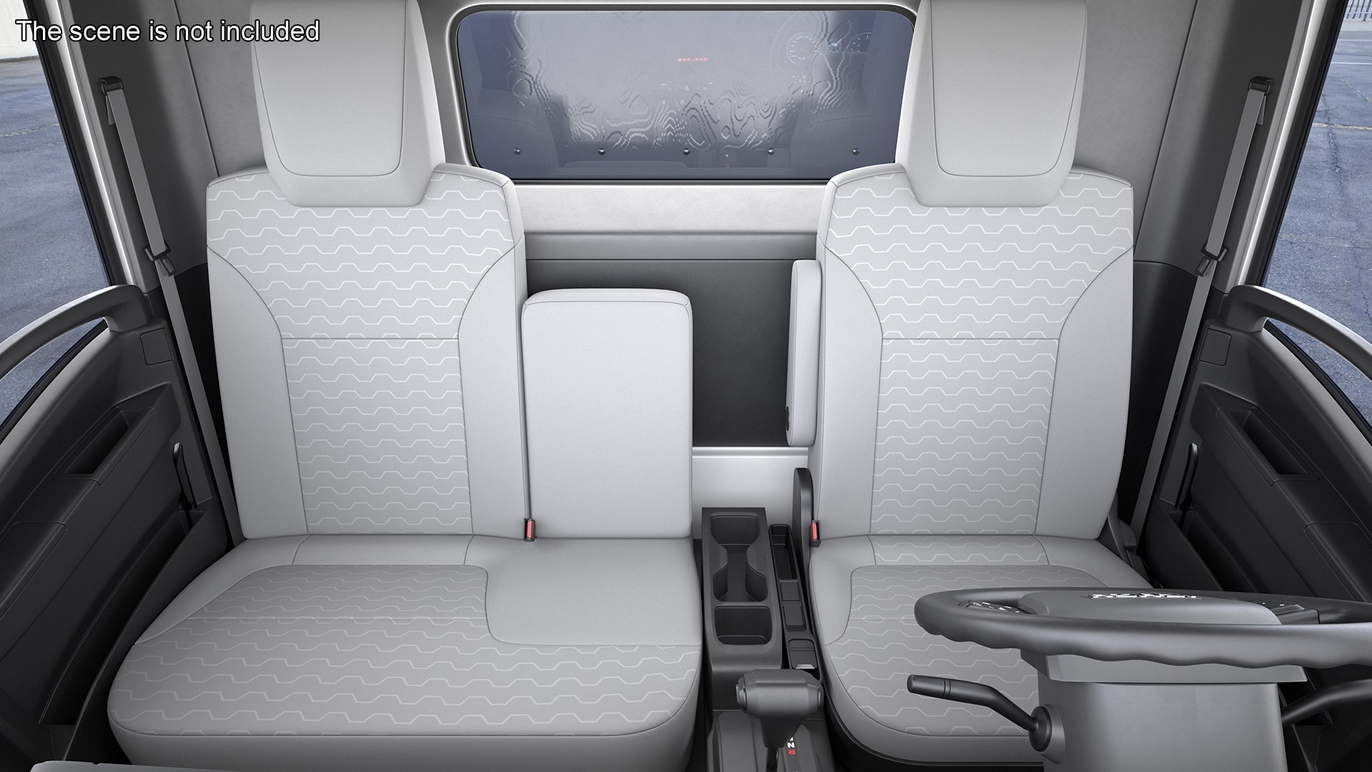 3D Isuzu NRR EV Truck 132 Inch Rigged For Cinema 4D - TurboSquid 2408161