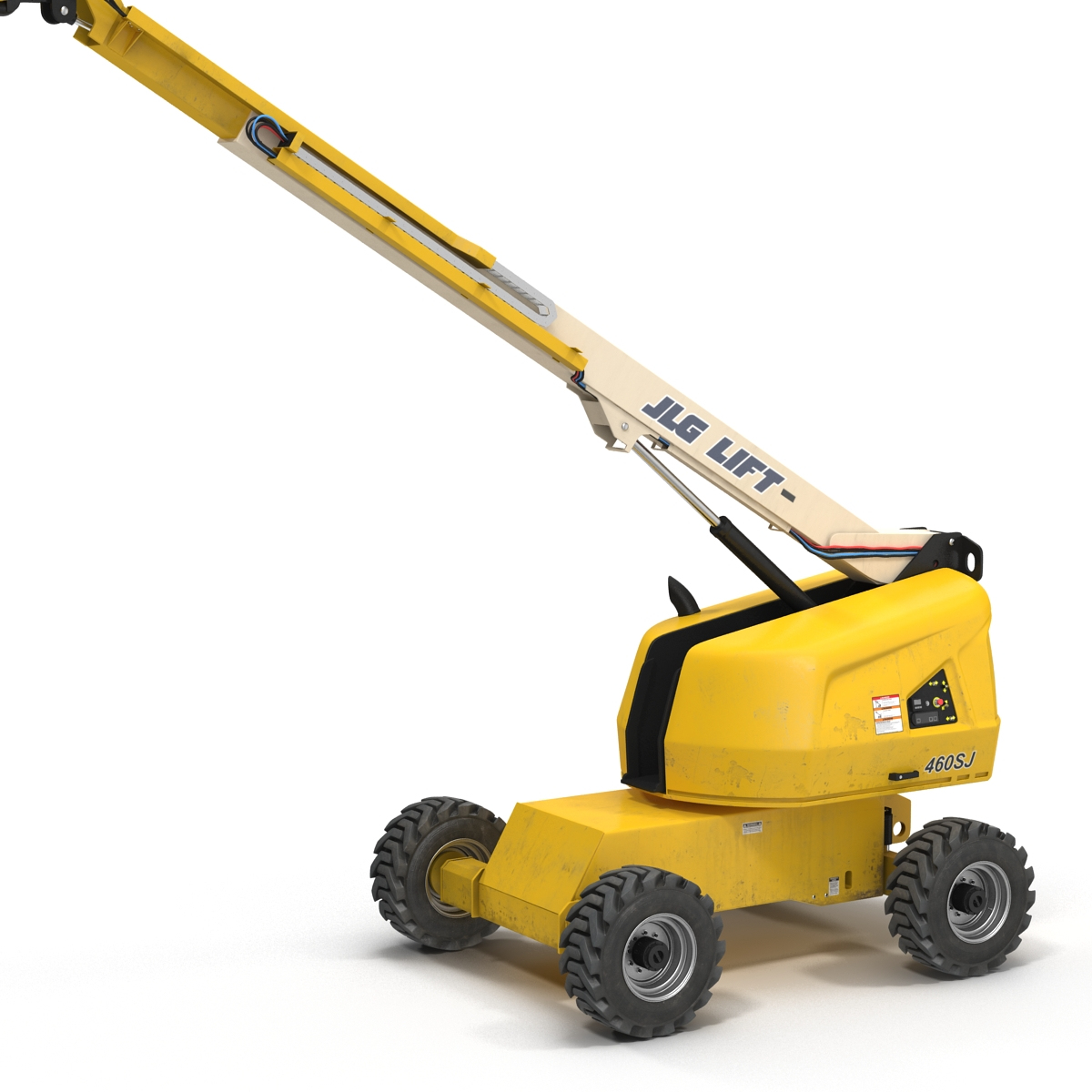 telescopic boom lift jlg 3d model