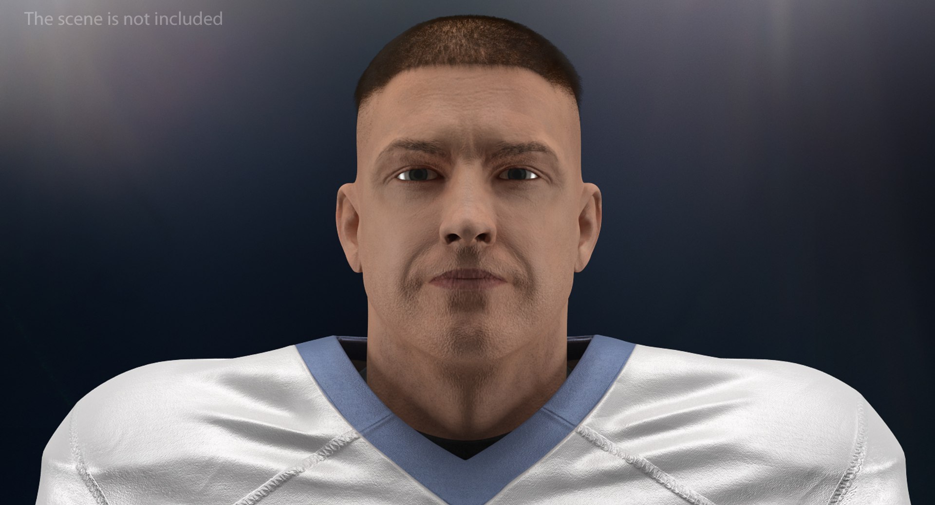 3D Model American Football Player Fur - TurboSquid 1437781