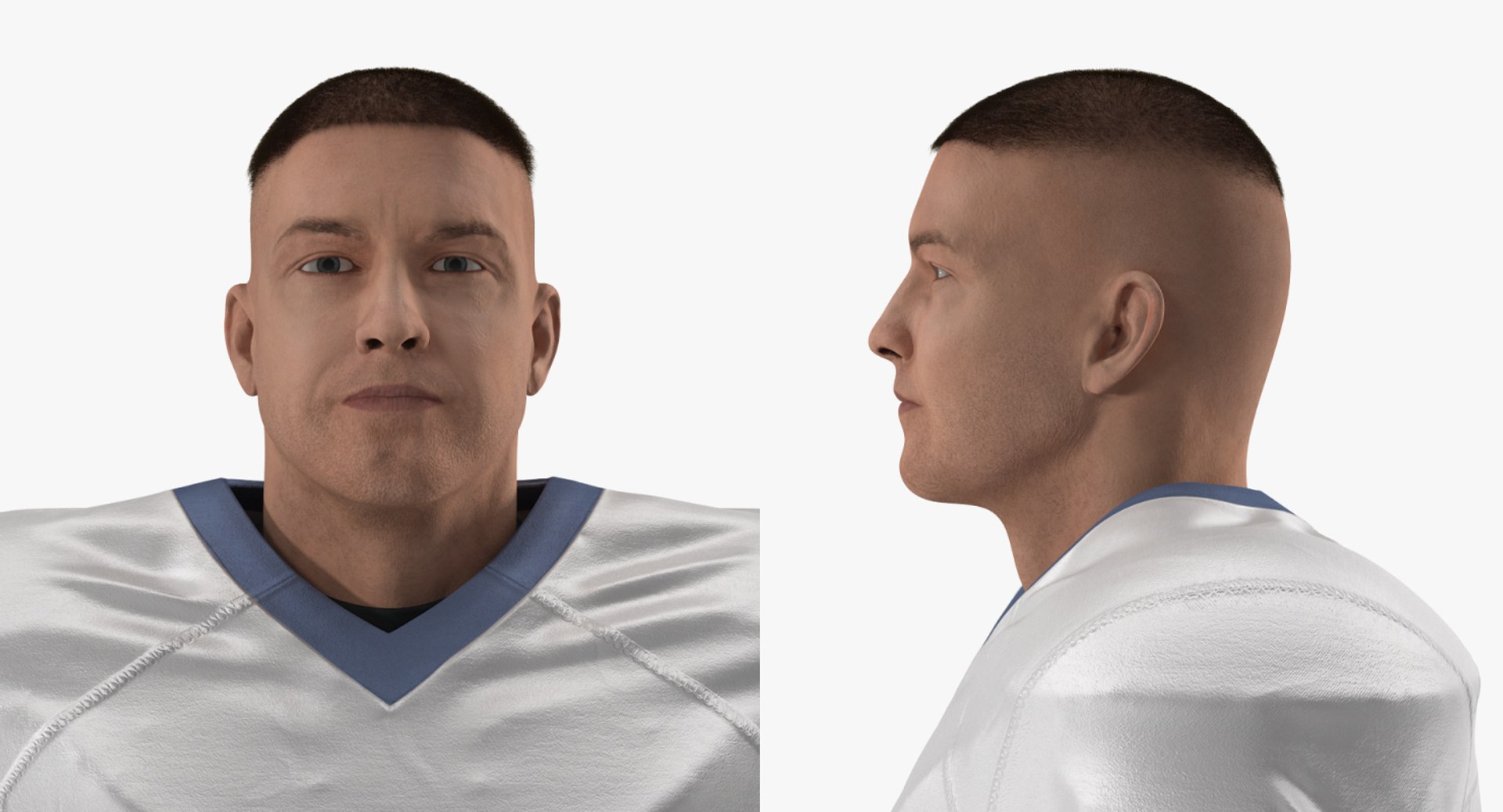 3D Model American Football Player Fur - TurboSquid 1437781