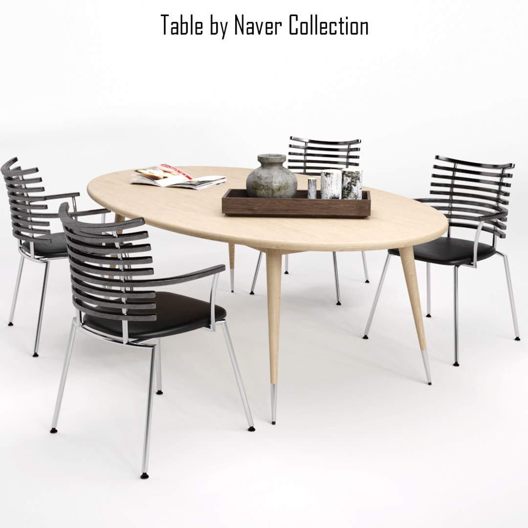 3D tables-dining tables naver - TurboSquid 1248893