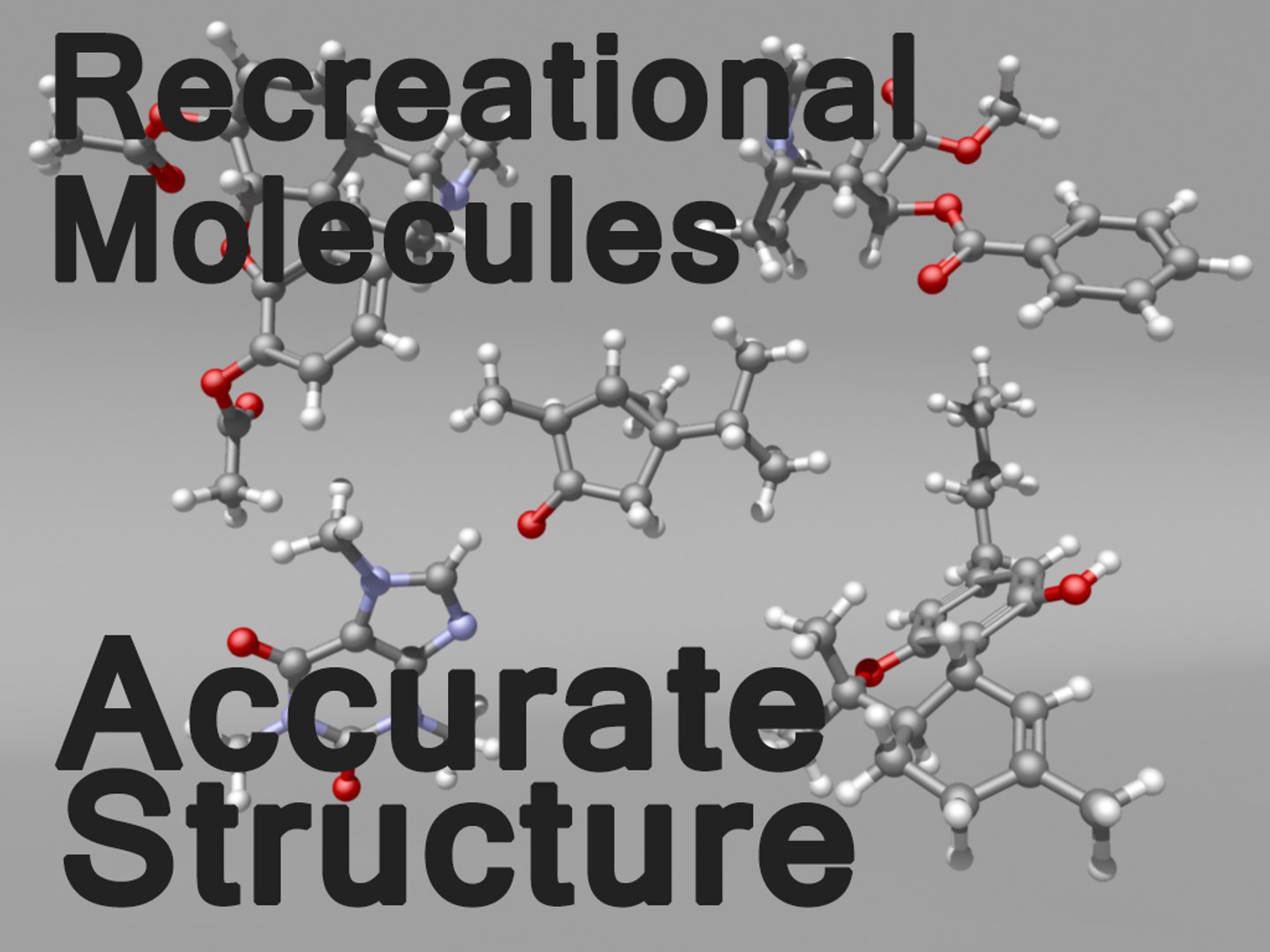Recreational Molecules 3d Model