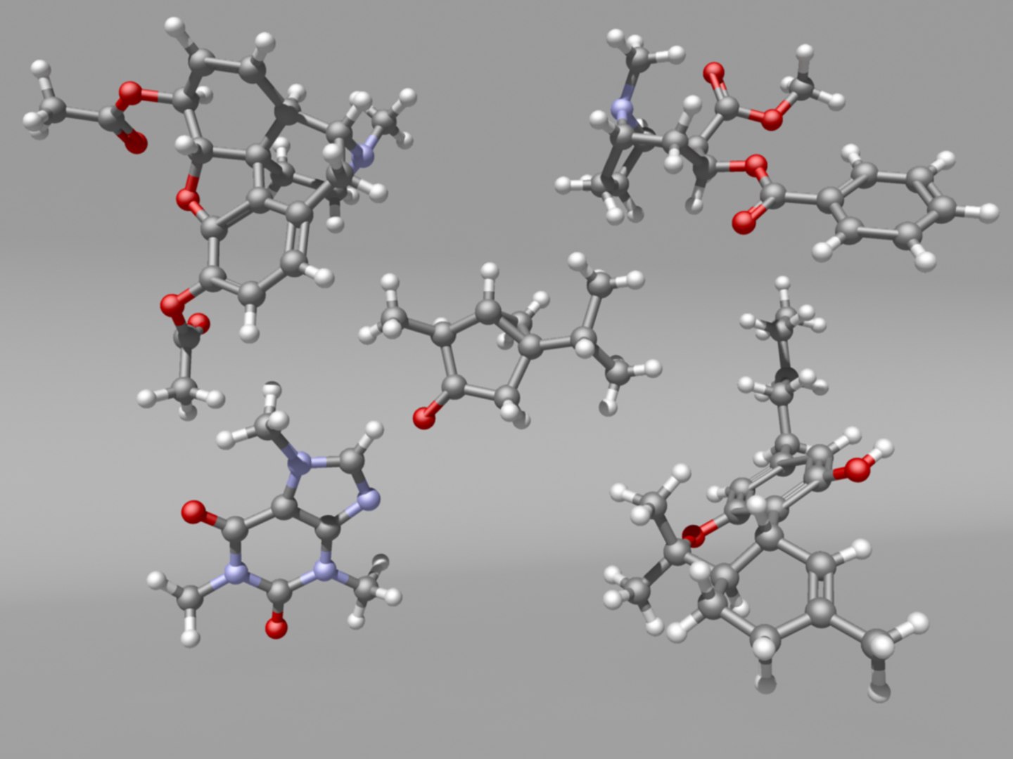 Recreational Molecules 3d Model
