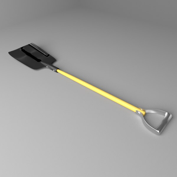 3D garden tool - spade model - TurboSquid 1576942