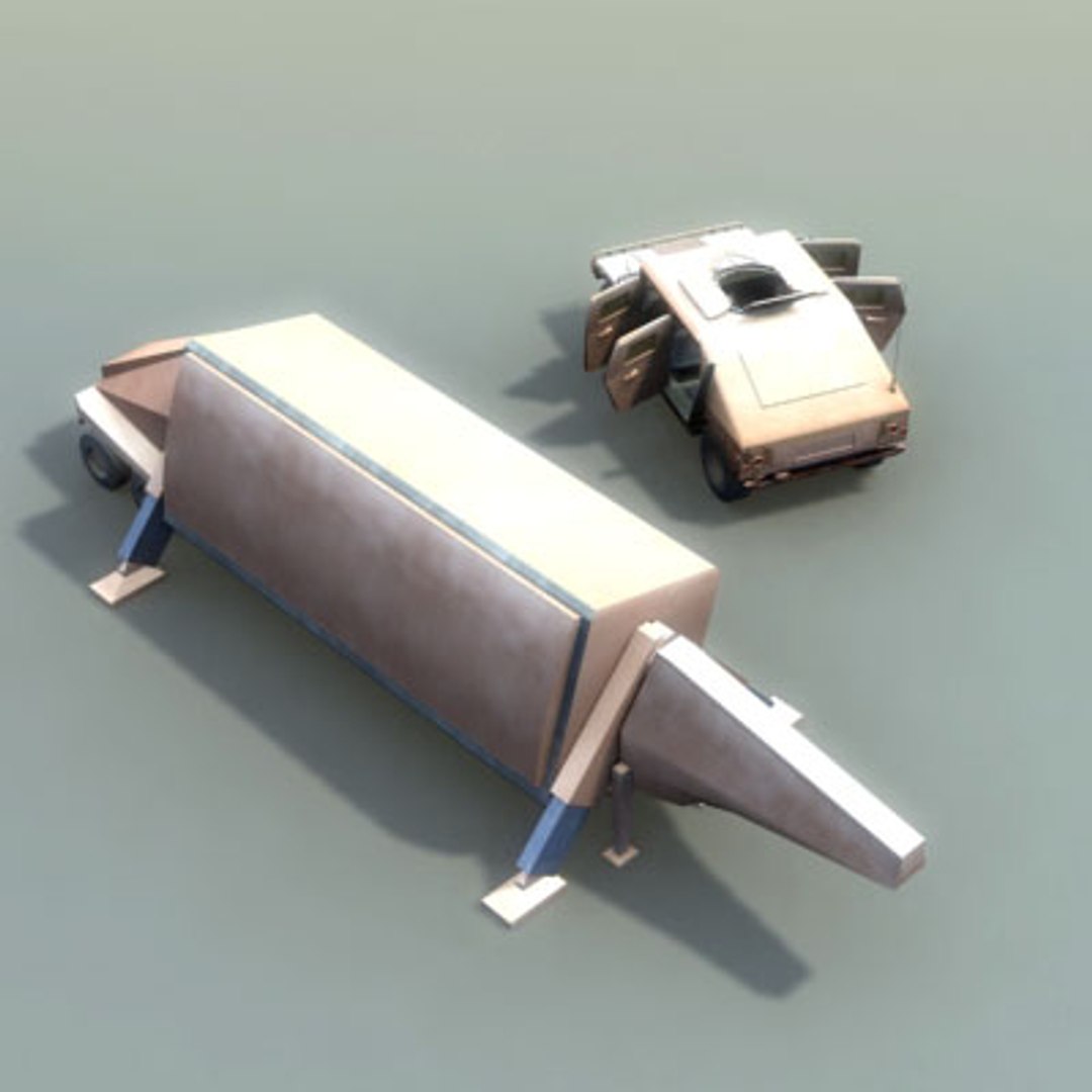 Fbx-t Military Radar 3d Model