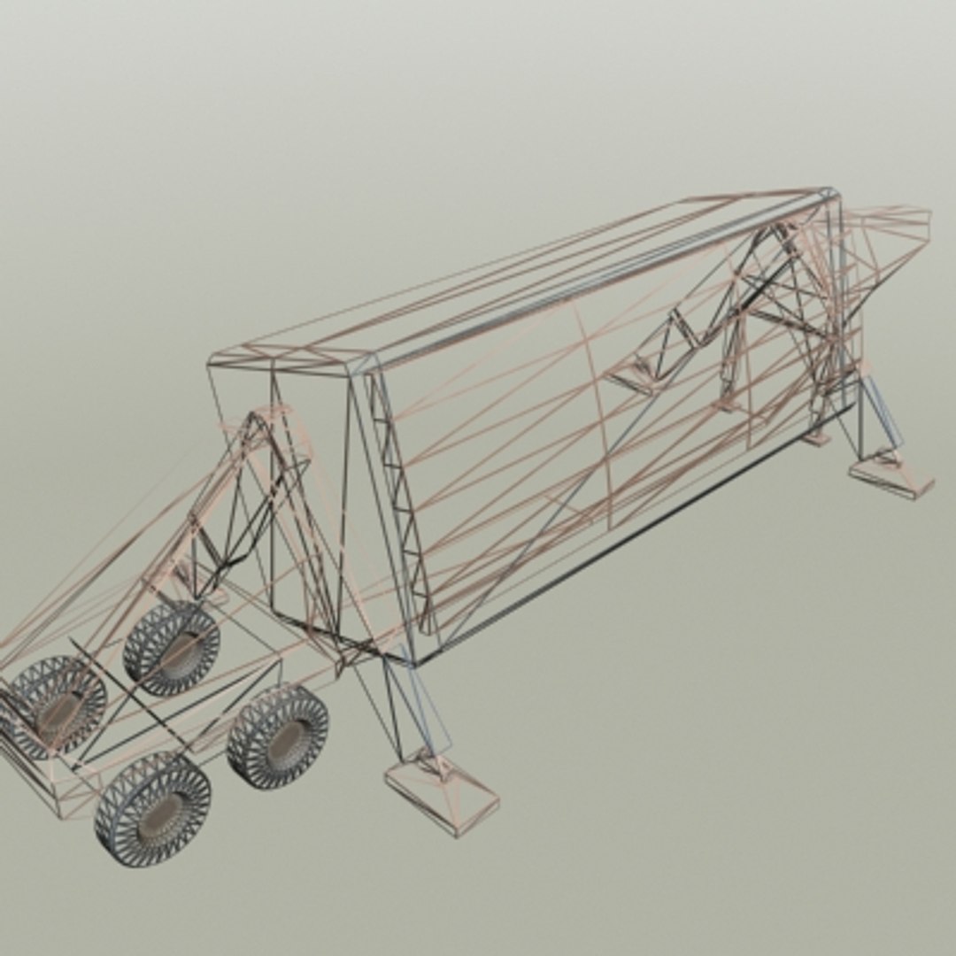 Fbx-t Military Radar 3d Model