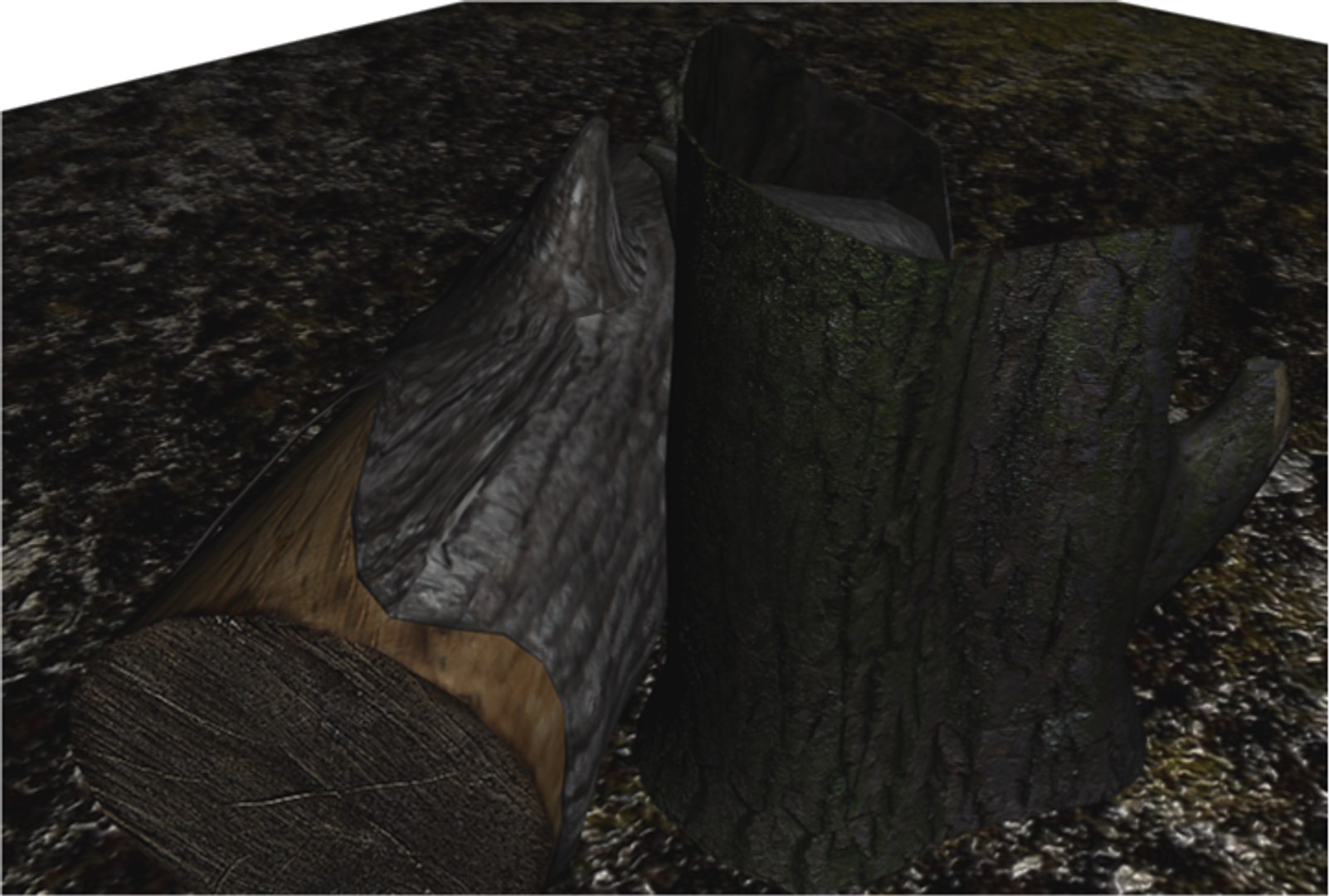 3ds Max Oak Baum Tree