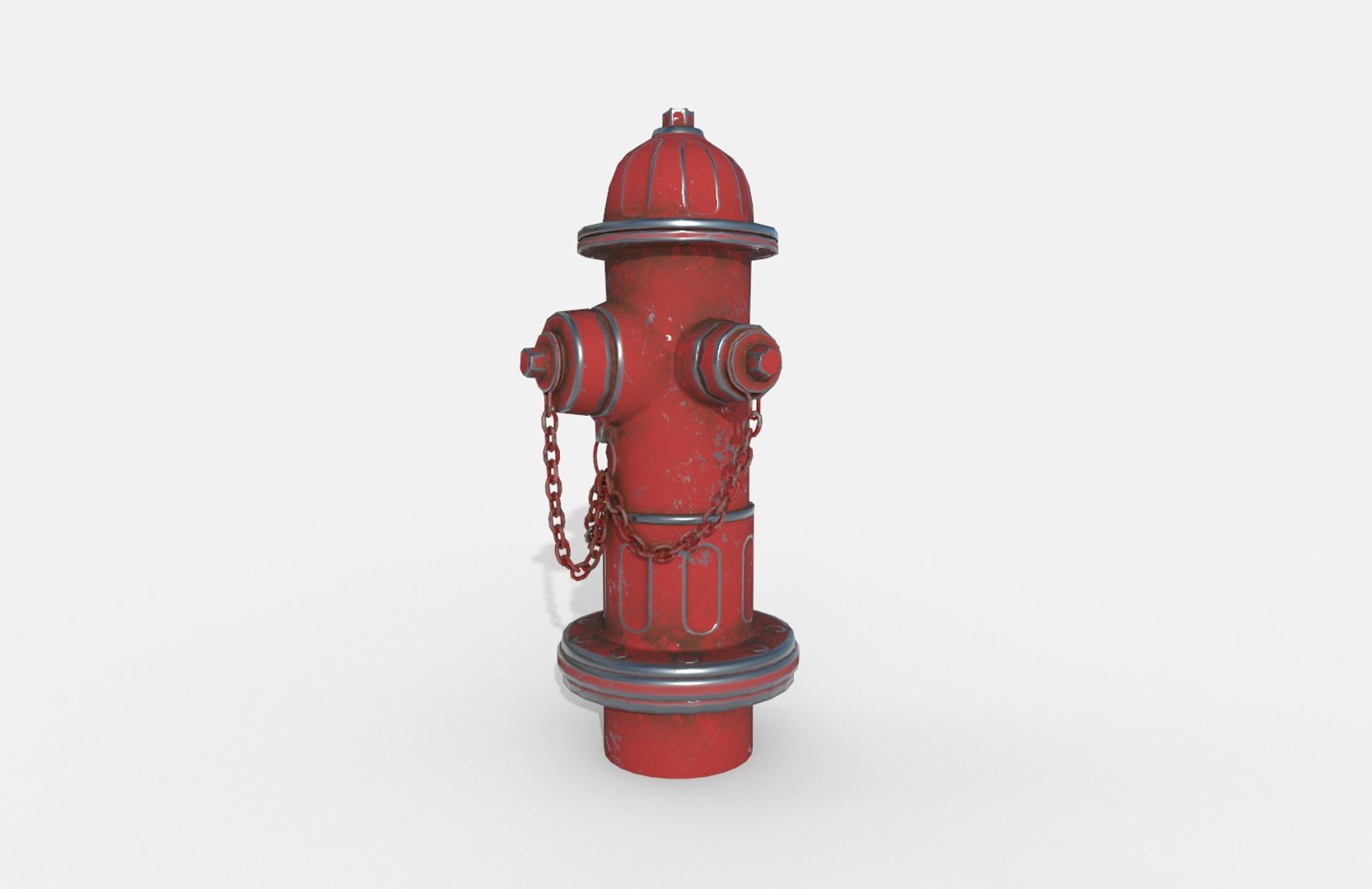 Low Poly Fire Hydrant 3D - TurboSquid 1768400