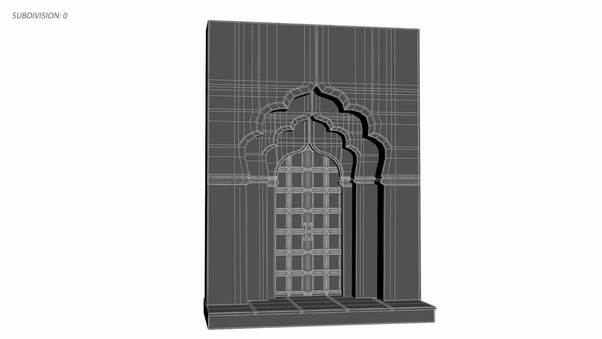 Cusped Arch 3D Model - TurboSquid 2364853