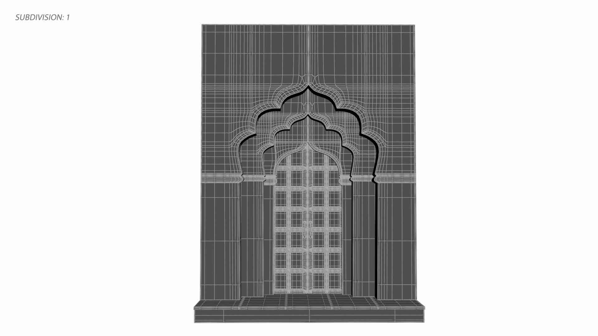 Cusped Arch 3D Model - TurboSquid 2364853