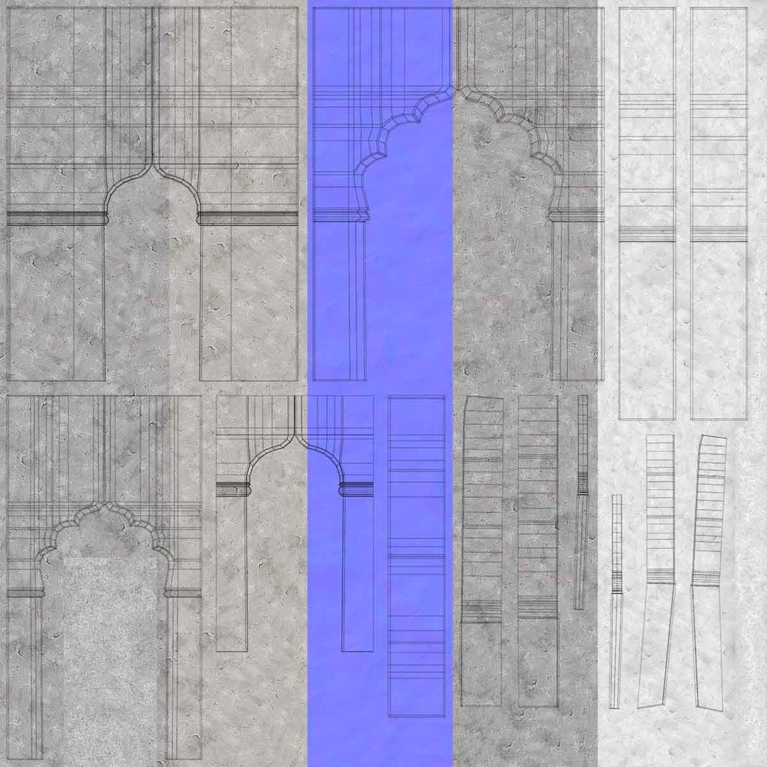 Cusped Arch 3D Model - TurboSquid 2364853