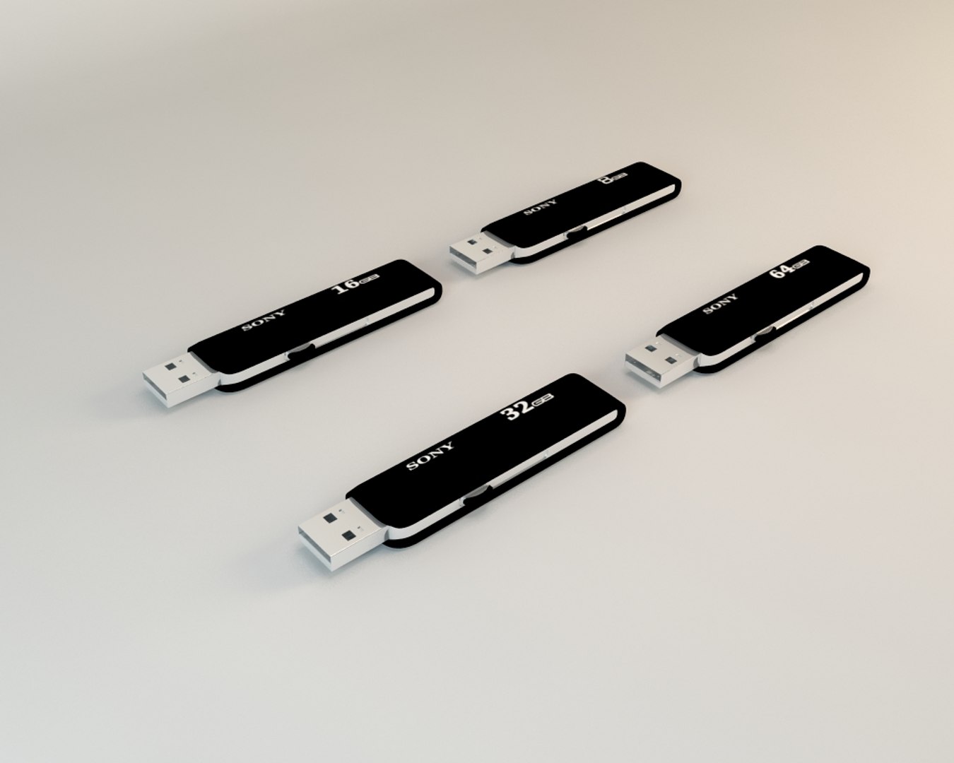3D usb flash drive model - TurboSquid 1576075