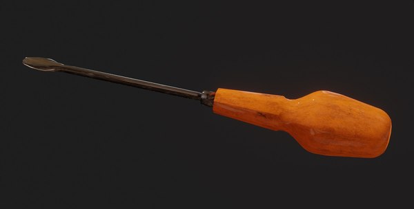 3D screwdriver screw model - TurboSquid 1680448