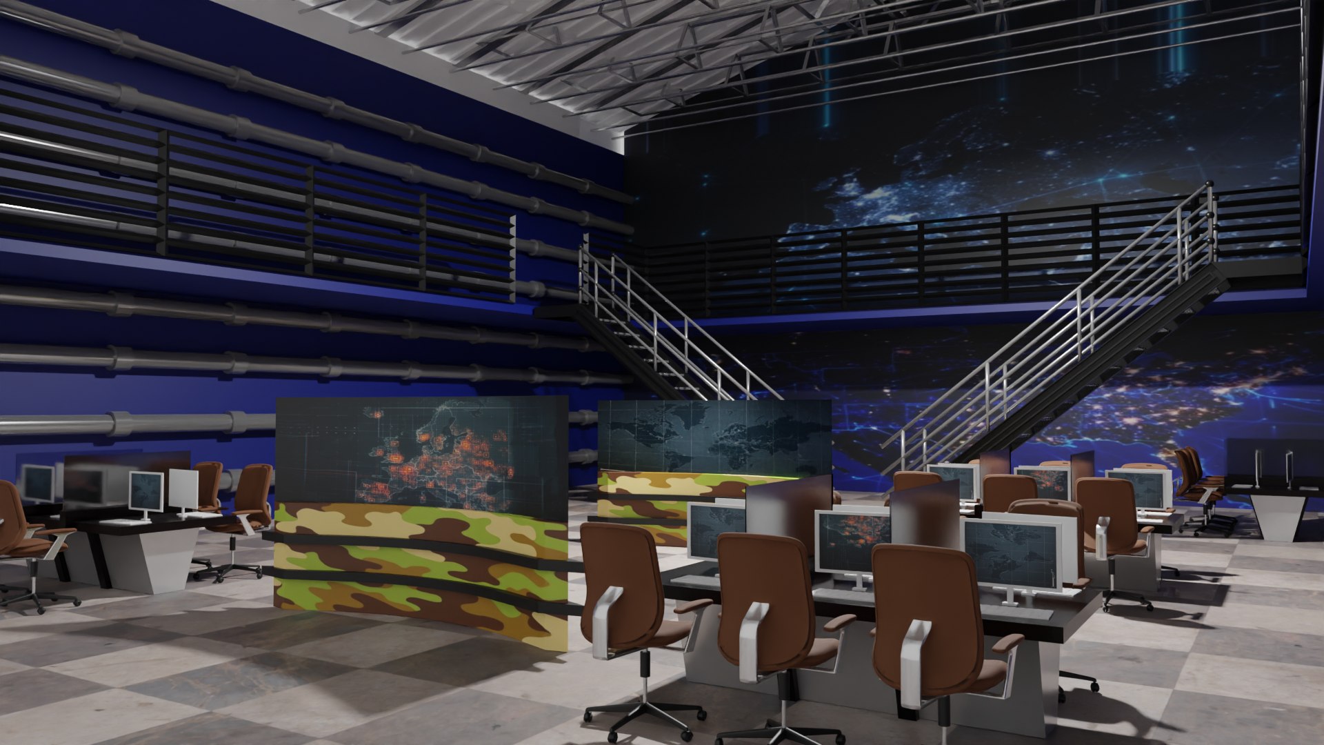 3D Military Bunker - Military Base - TurboSquid 2164734