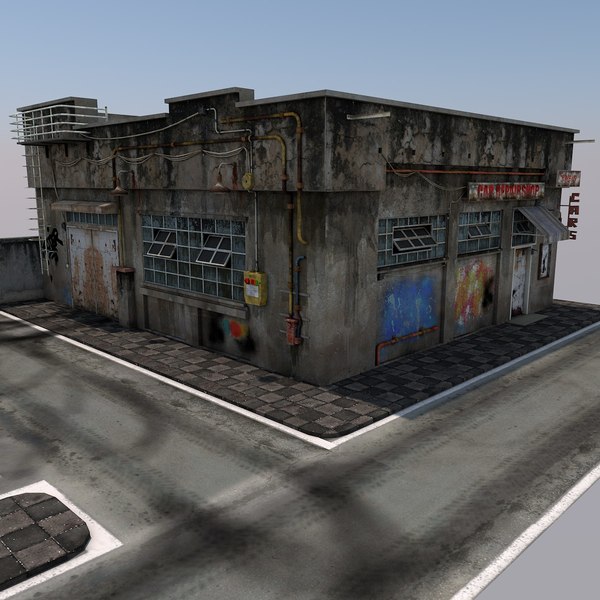 Destroyed Building Blender Models for Download | TurboSquid