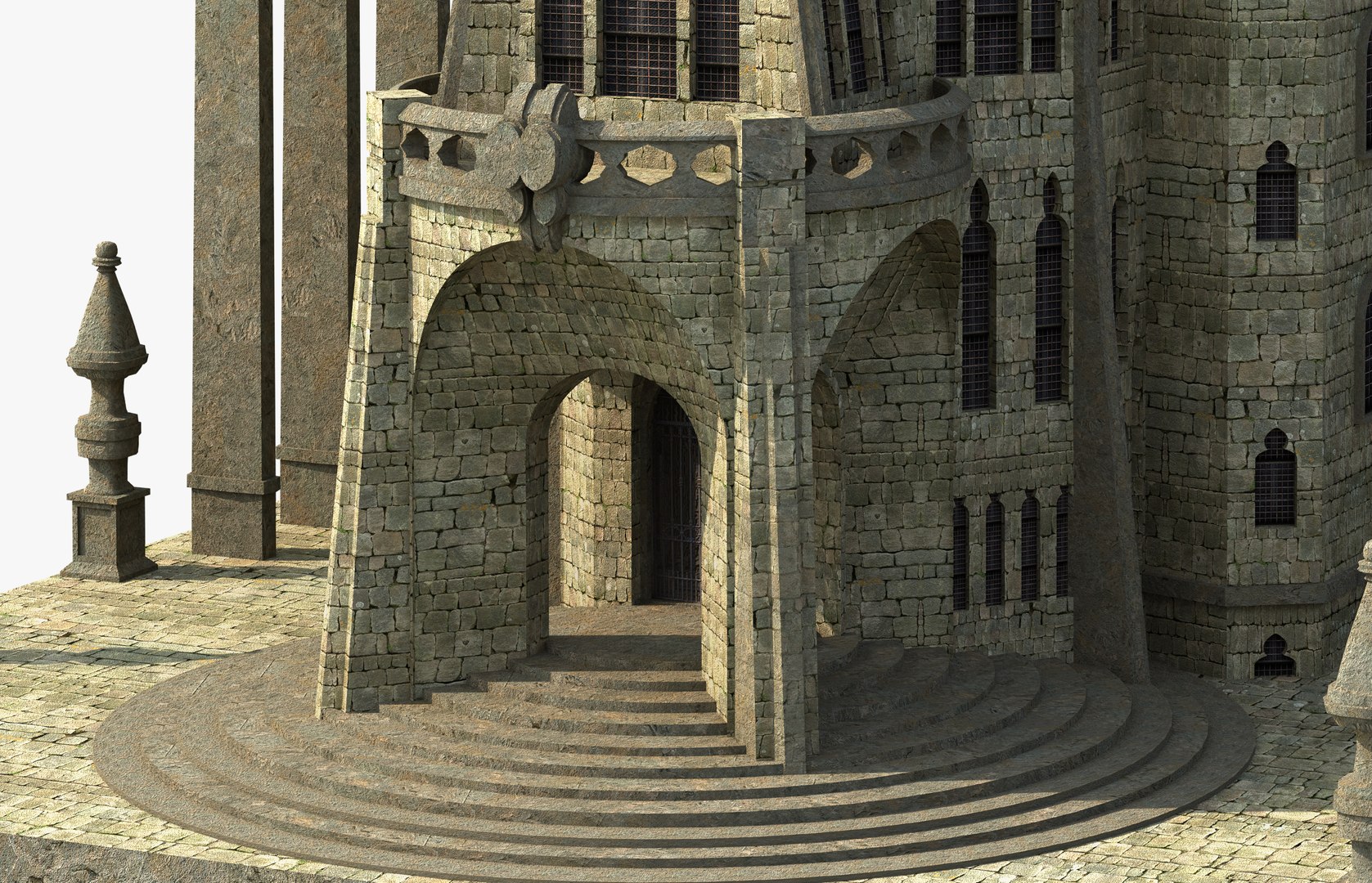 Fantasy Tower Castle 3D Model - TurboSquid 1884725