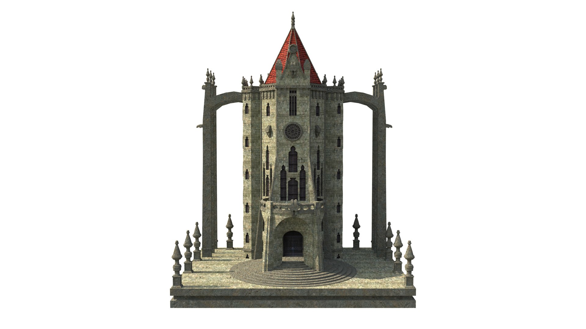 Fantasy Tower Castle 3D Model - TurboSquid 1884725