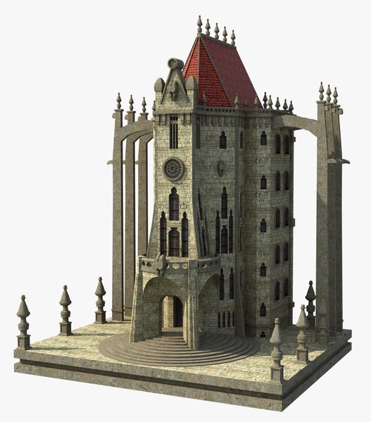 Castle fantasy 3D - TurboSquid 1337931