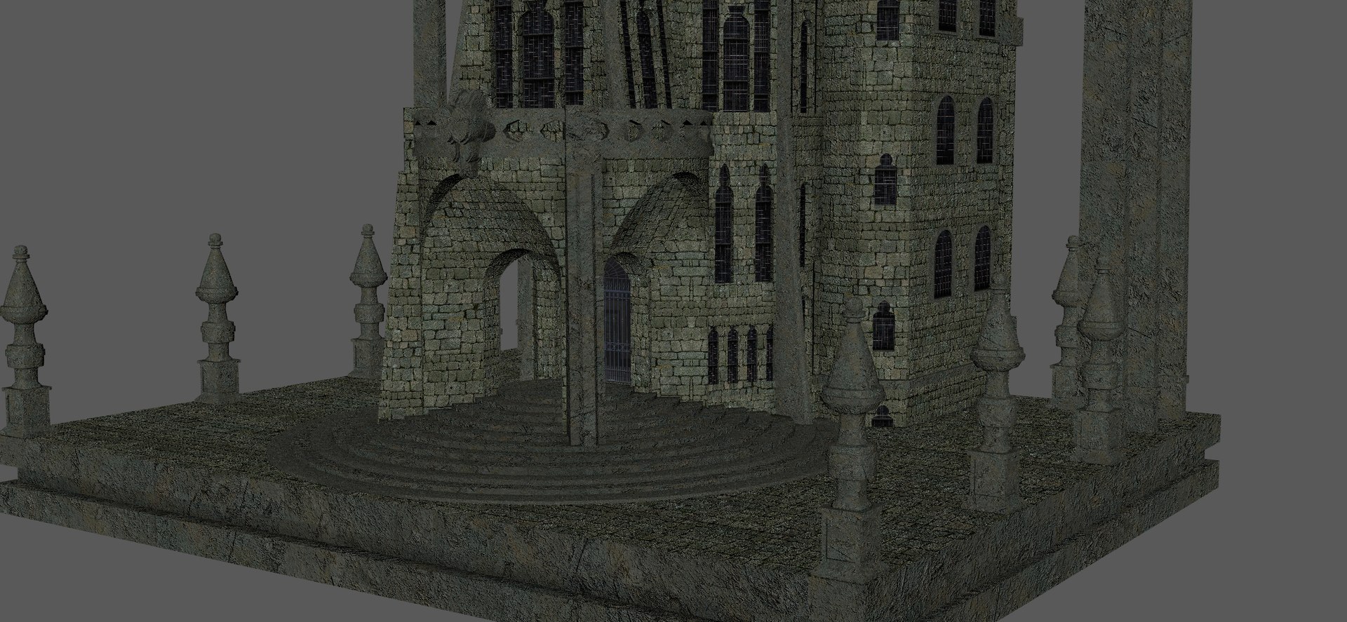 Fantasy Tower Castle 3D Model - TurboSquid 1884725