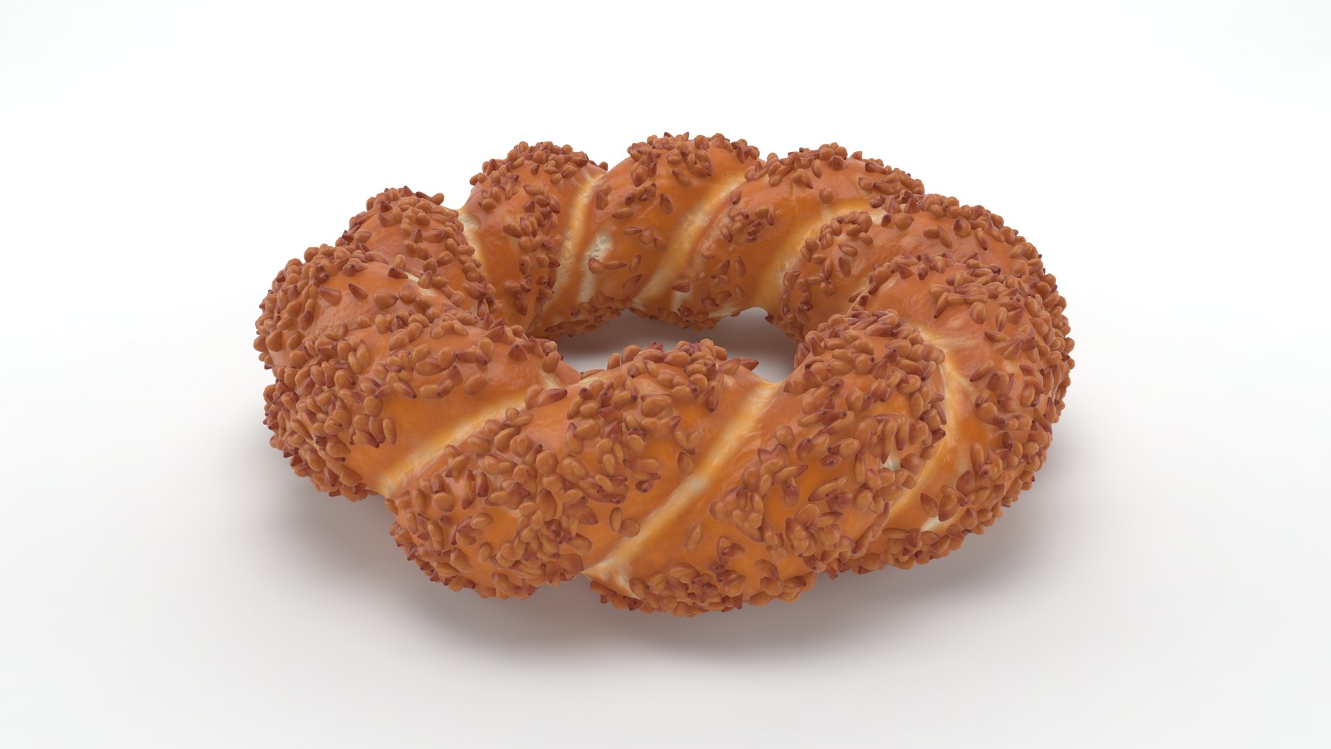 3D Model Simit 01 Color 2 - TurboSquid 2021629