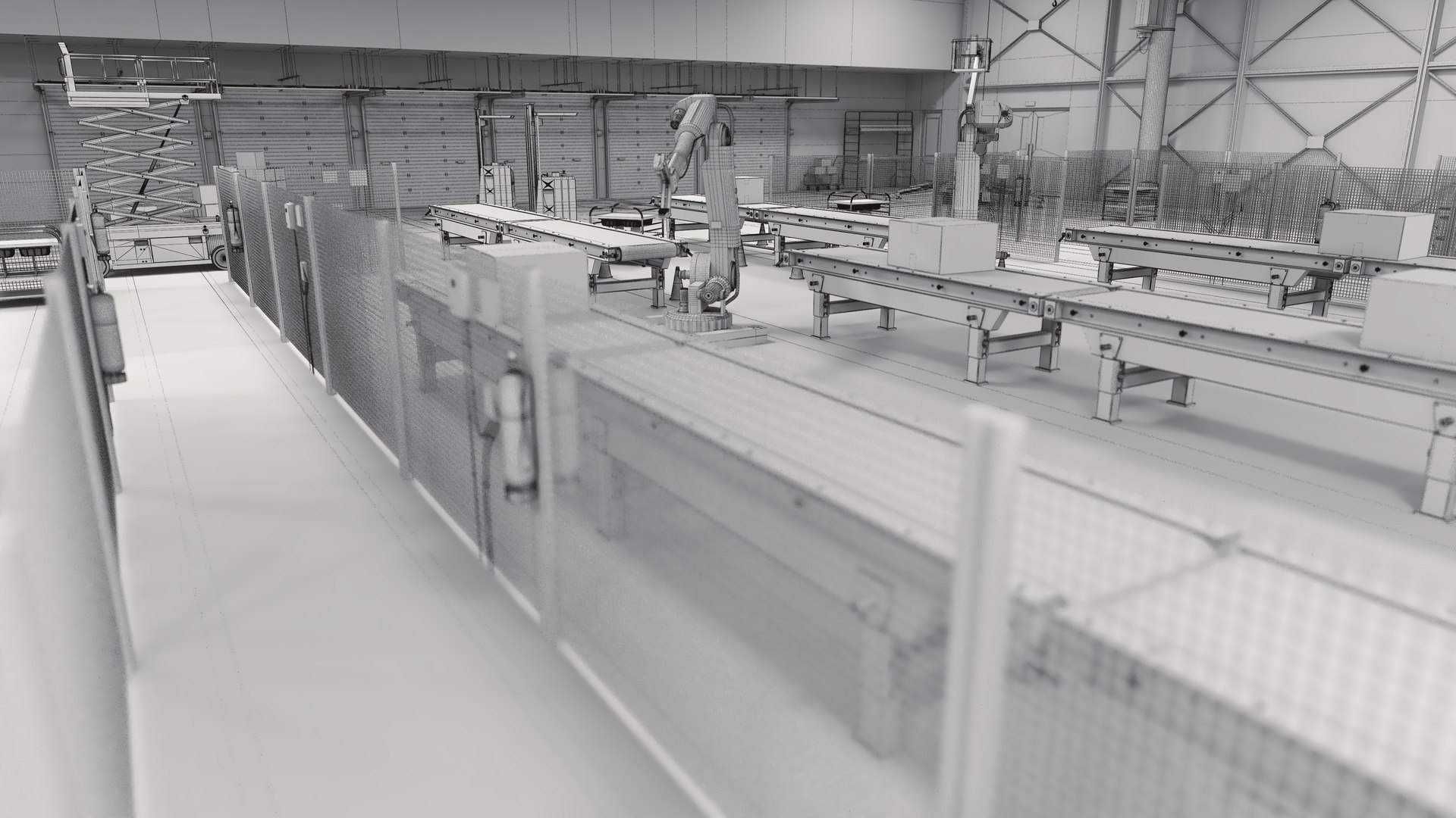 Factory Interior Scene And Equipment 3D Model - TurboSquid 2378028