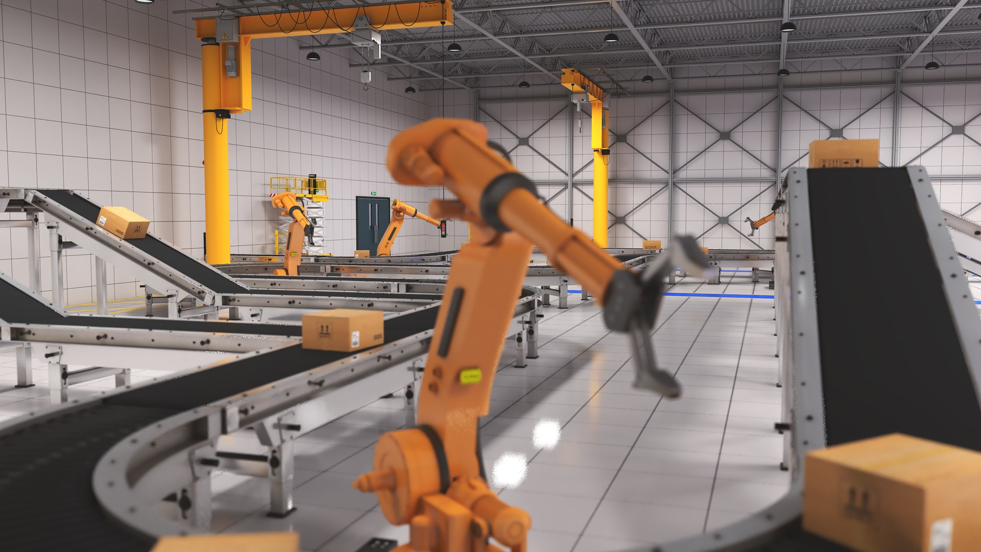 Factory Interior Scene And Equipment 3D Model - TurboSquid 2378028