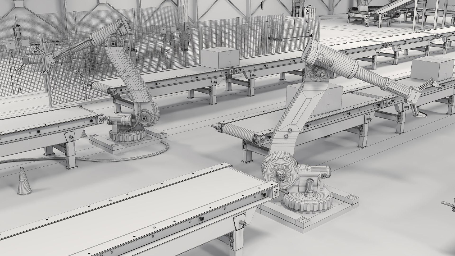 Factory Interior Scene And Equipment 3D Model - TurboSquid 2378028