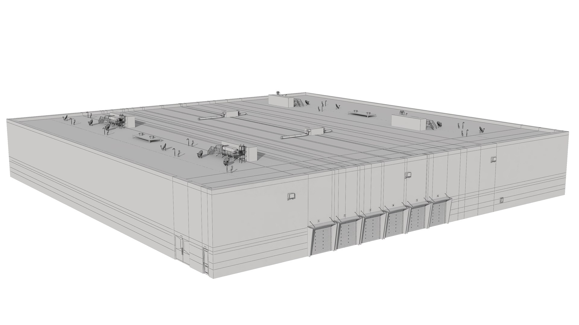 Factory Interior Scene And Equipment 3D Model - TurboSquid 2378028