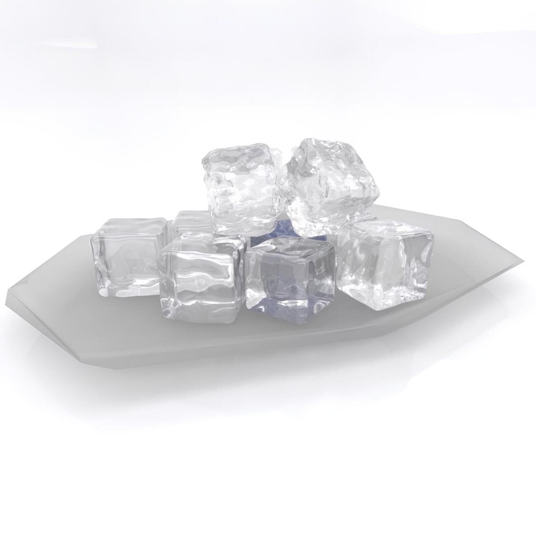 3D Ice Cubes Model - TurboSquid 2345697