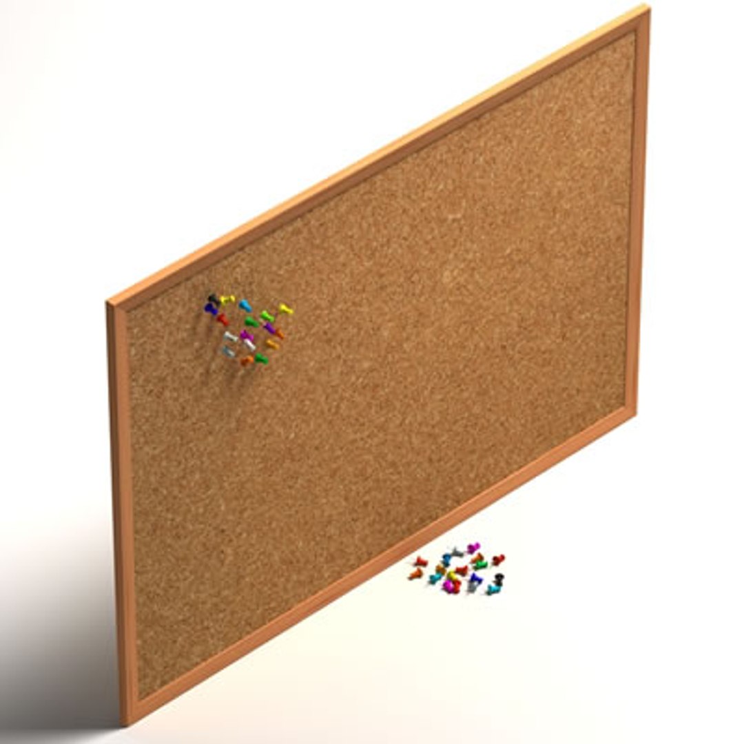 Pinboard Pushpin 3d 3ds