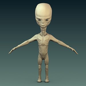 3D Alien Grey Models - Browse & Download Formats - TurboSquid