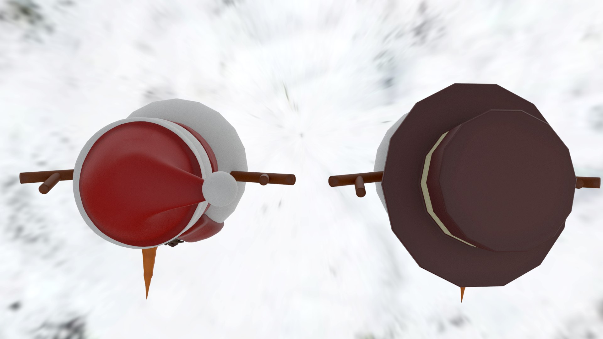 Snowman pack 3D model - TurboSquid 2154573